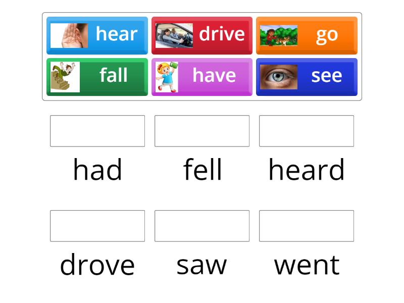 Fly High 4 (Irregular Verbs) - Match up