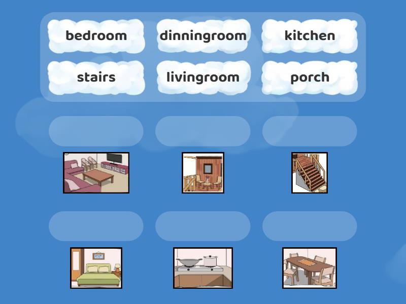 chapter 3 unit 1 (rooms in a house) - Match up