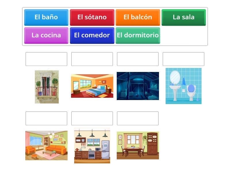 PARTES DE LA CASA - Match up