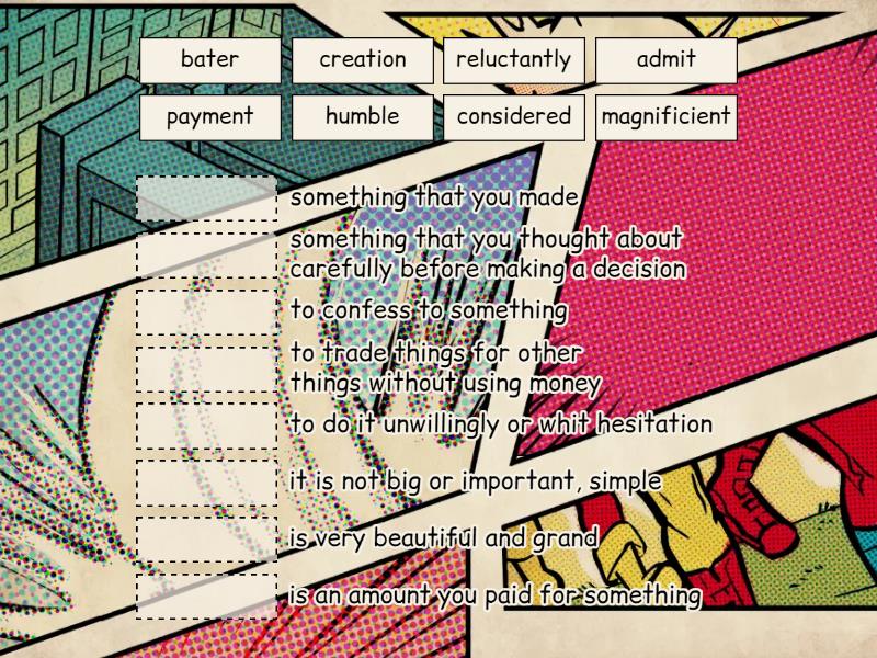 Juanita and the Beanstalk - Vocabulary J.Burdick - Match up