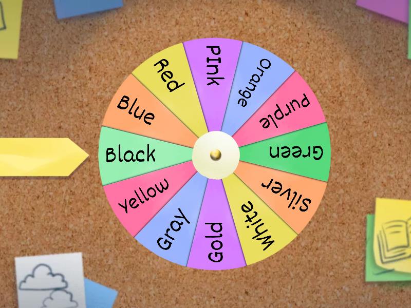 Colors - Spin the wheel