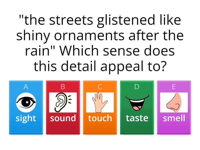 Sensory Details - Quiz