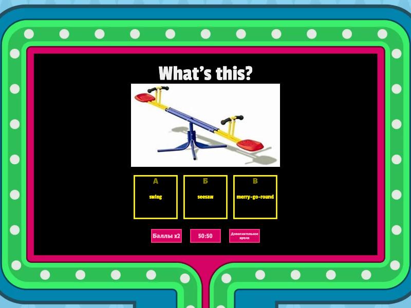 panda 1 unit 5 lesson 1 - Gameshow quiz