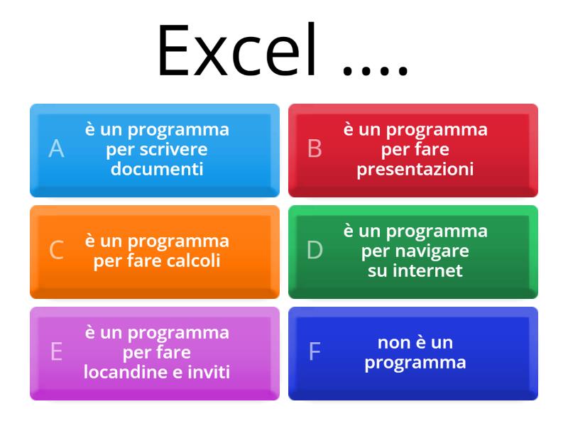 Excel - Quiz