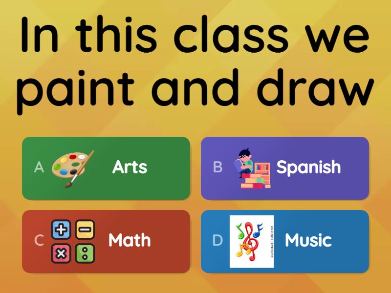 School Subjects - Quiz