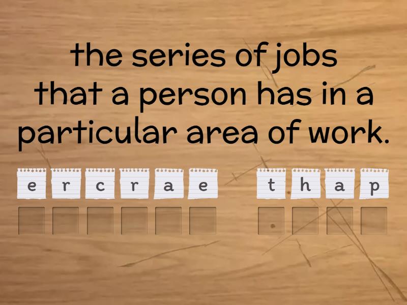 Pre-intermediate_Careers - Anagram