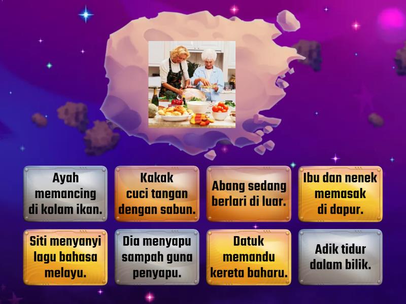 Pilih ayat yang sesuai dengan gambar - Find the match