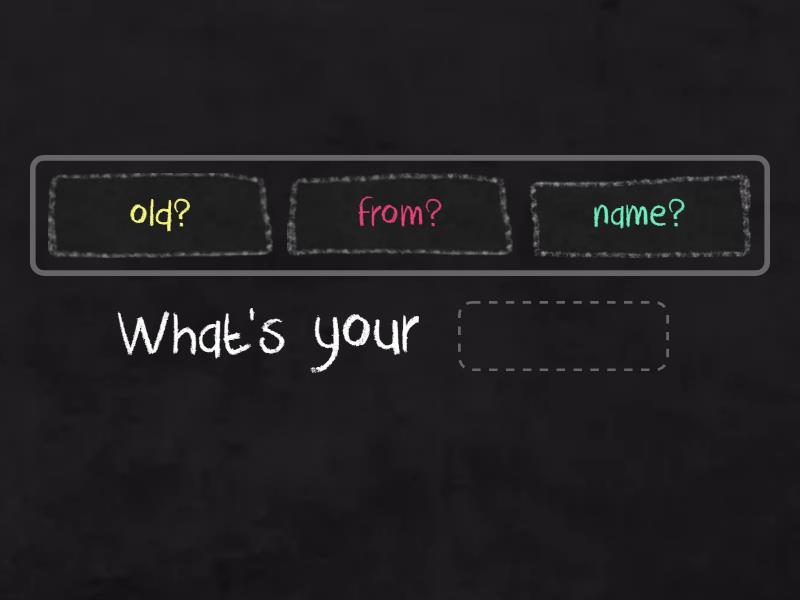 Basic Questions - Complete the sentence