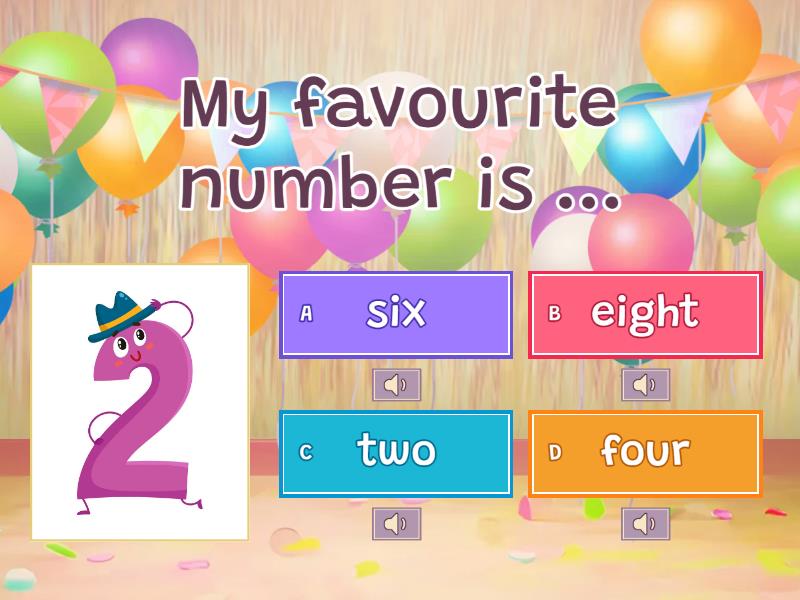 What's your favourite number? - Quiz