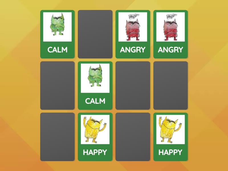 THE COLOUR MONSTER - Matching pairs