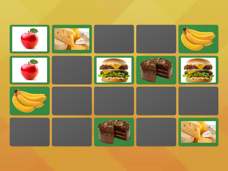 FOOD - Matching pairs
