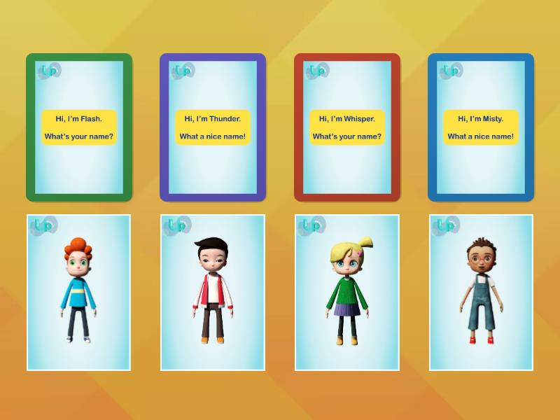 Super Minds 1 Unit 0 Friends Chant UpEnglish - Unscramble