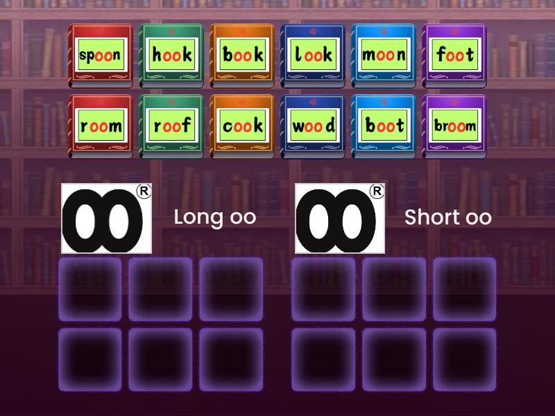 look read and sort the words - Group sort