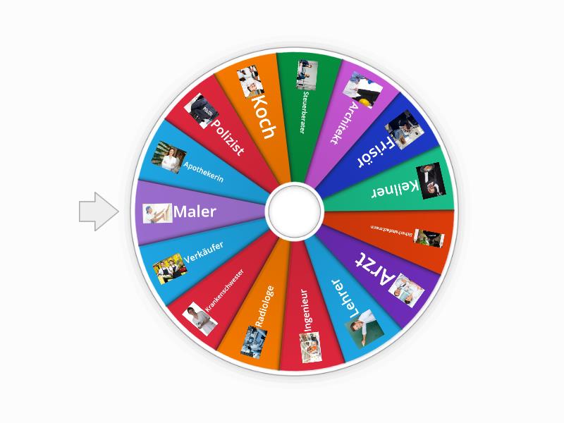 Berufe - Spin the wheel