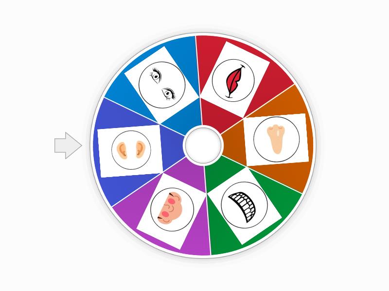 Face of the parts - Spin the wheel