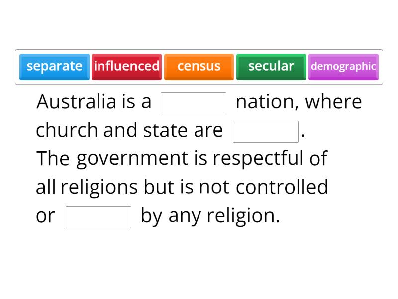 7 Civics Key Terms - Complete the sentence