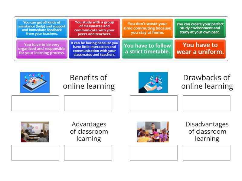OGE_Speaking 3_Online learning vs classroom learning - Group sort