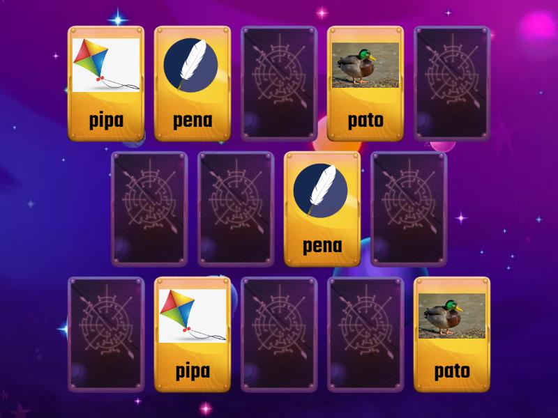 Fonema p - Matching pairs