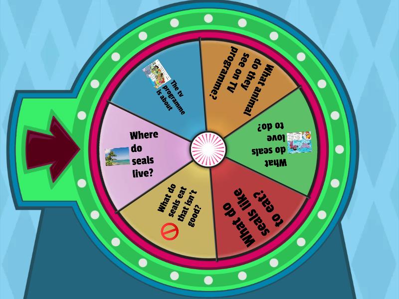 JOGO - UNIDADE 2 (Watching seals) - Random wheel