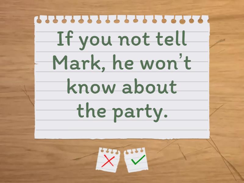 IF + PRESENT SIMPLE, FUTURE SIMPLE (WILL + V) - Flash cards