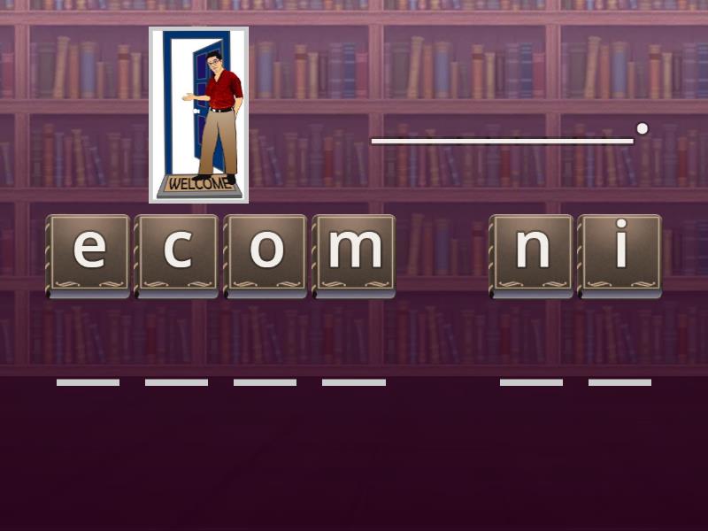 Kids: Basic phrasal verbs - Anagram