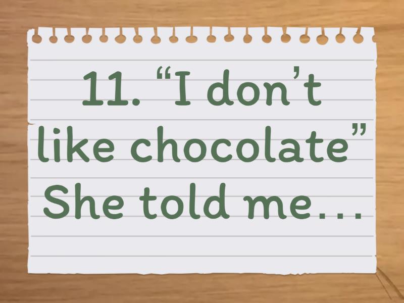 ZNO lesson 5 reported change - Flash cards