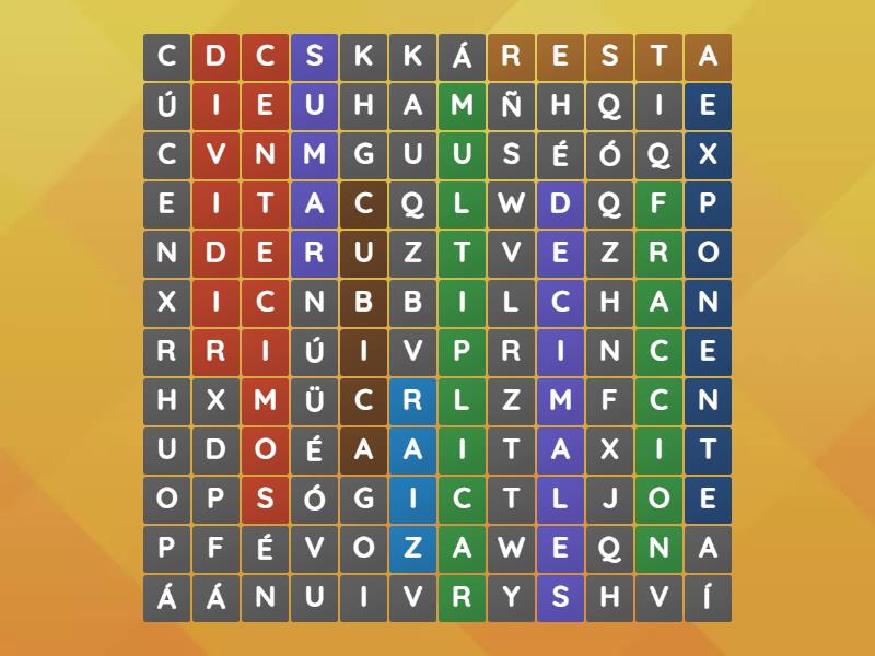 sopa de letras matematicas - Wordsearch