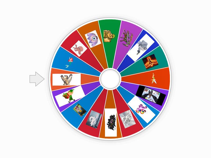 Creatures - Spin the wheel