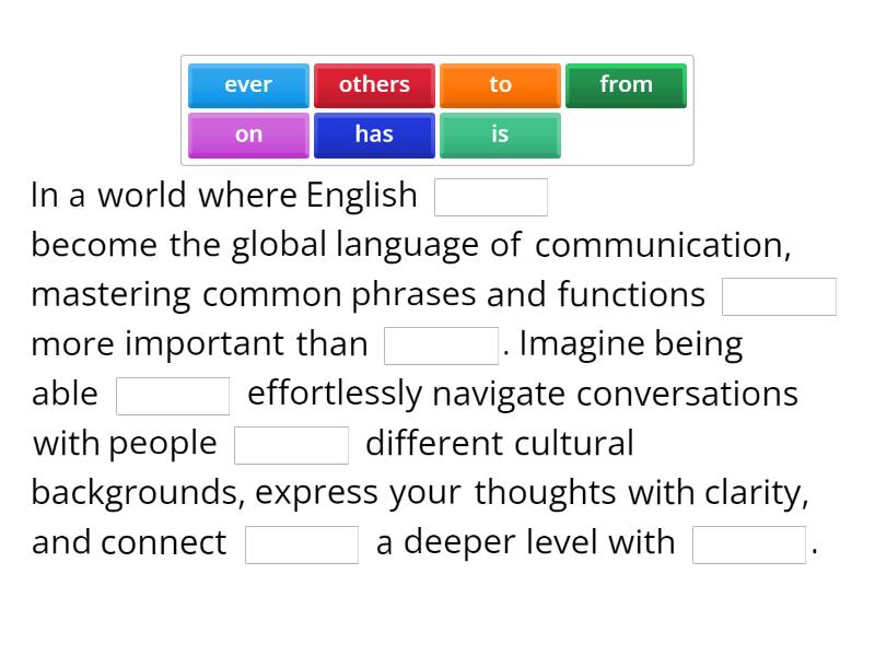 Common English Phrases - Intro Lesson - Missing word