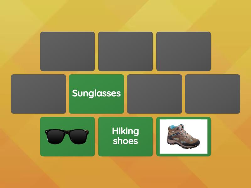 Equipment hiking - Matching pairs