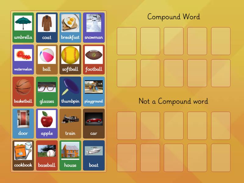 Compound word - Group sort