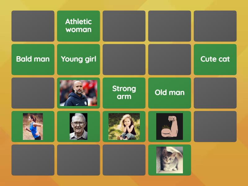 Basic adjectives - Matching pairs