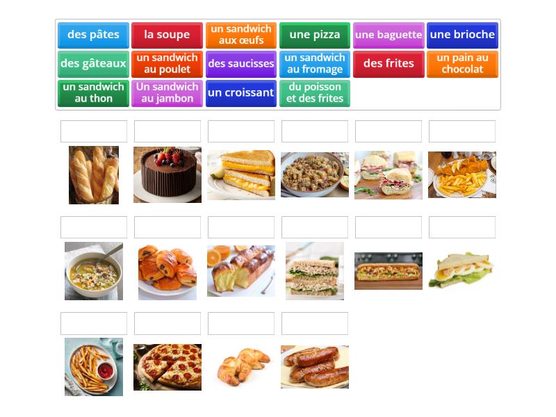 French Food - Match up