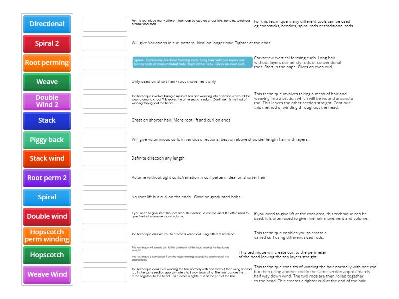 Advanced perm wind techniques - Une las parejas