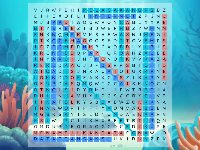 BERPIKIR COMPUTERSIONAL & ANALISIS DATA - Wordsearch