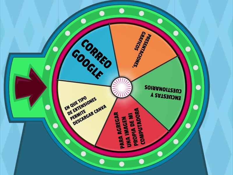 HERRAMIENTAS GOOGLE 2 - Spin the wheel