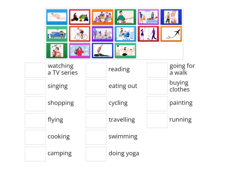 8B NEF beginner Vocabulary - Match up
