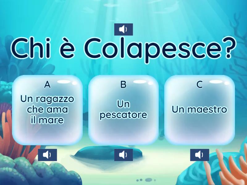 La storia di COLAPESCE - Quiz