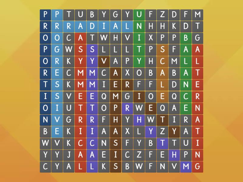 Principles of Design - Wordsearch