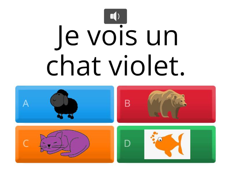 Ours Brun, dis-moi ce que tu vois (Year 2, Spring 1) - Quiz