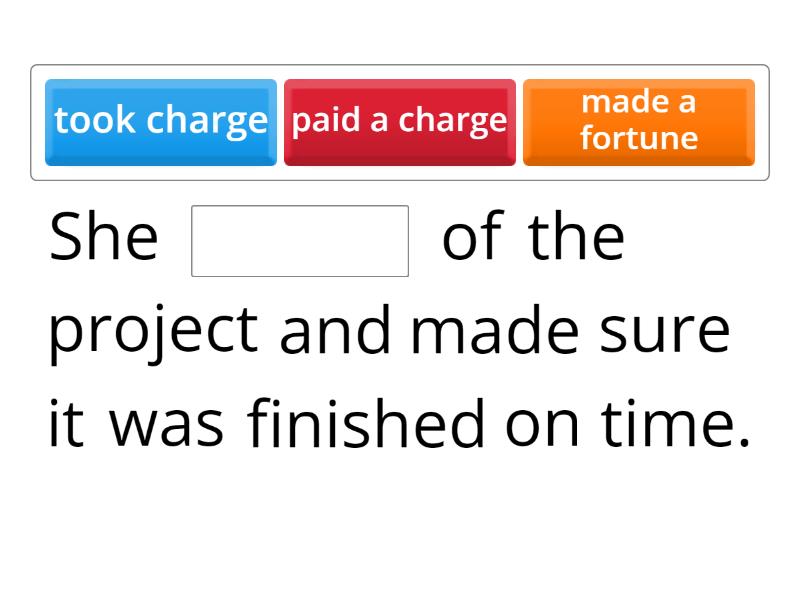 Destination B2 Unit 22 Phrase and collocations - Complete the sentence