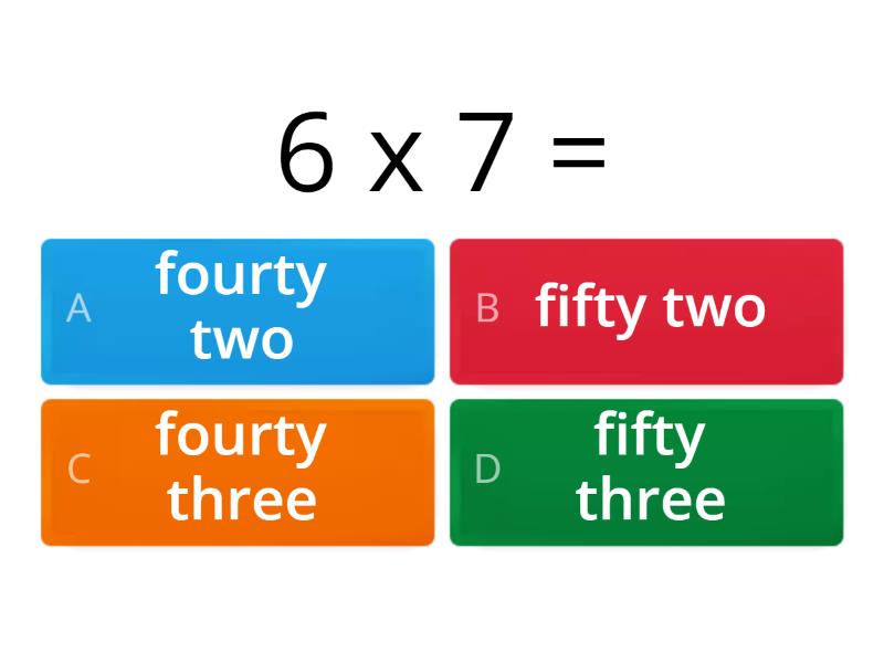 Timetables (n° 1-60) - Quiz