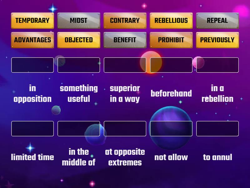 ATD - Lesson 12 - Vocabulary Game - Match up