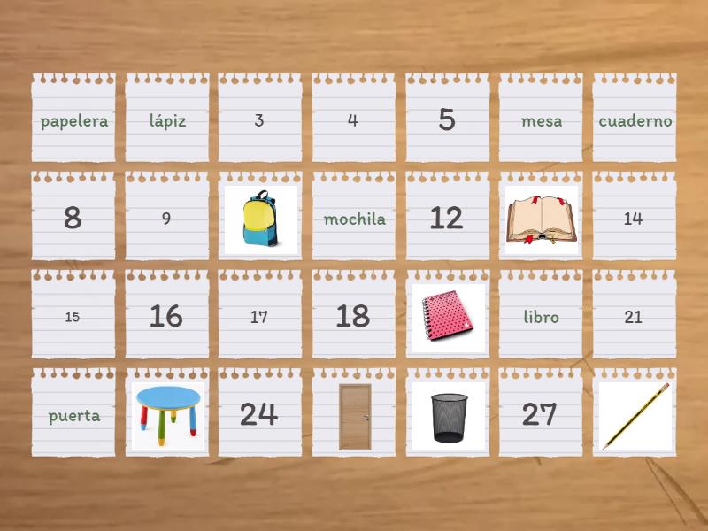 Los objetos de la clase - Matching pairs