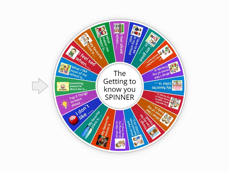 CONVERSATION SPINNER - Spin the wheel