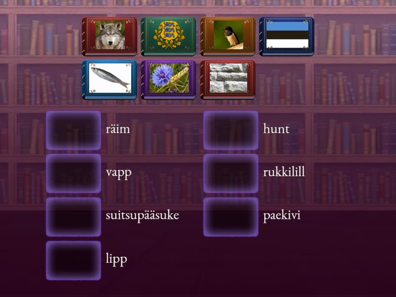 Eesti sümbolid - Match up