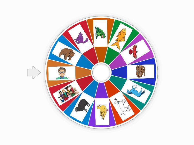 Brown bear, brown bear - Spin the wheel