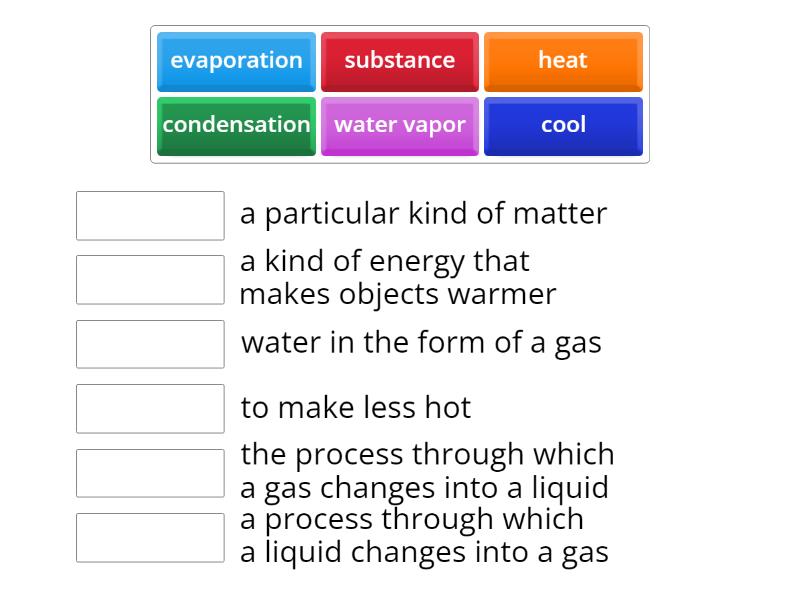 Chapter 2 Lesson 3 - Match up