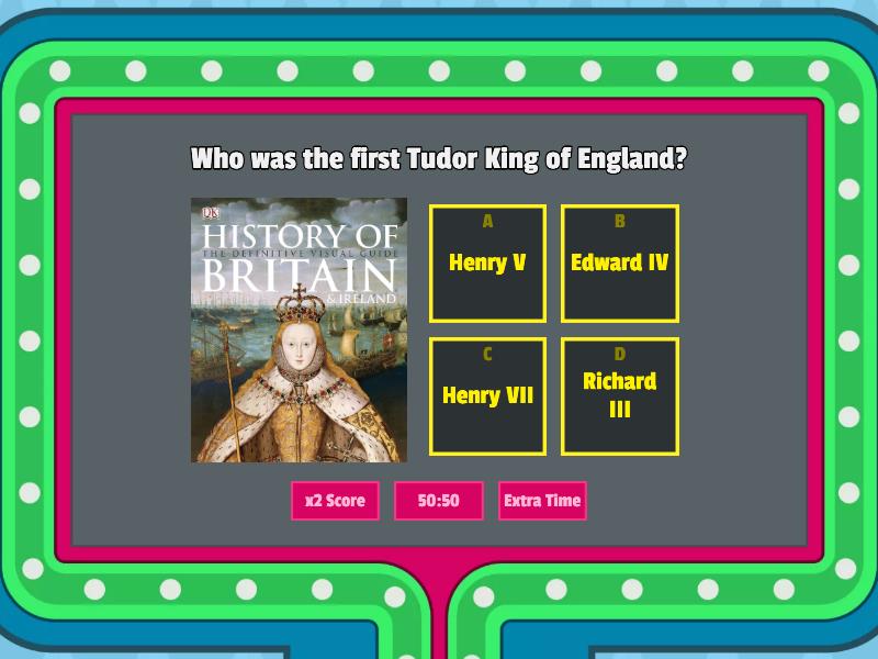 JEOPARDY: BRITISH HISTORY - Gameshow quiz
