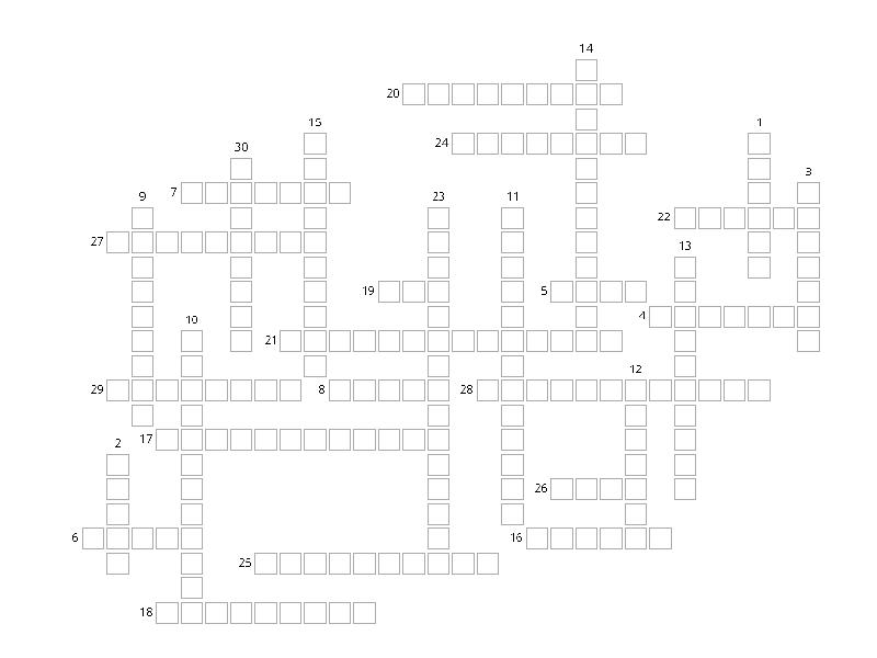 Vocabulary : video games - Crossword